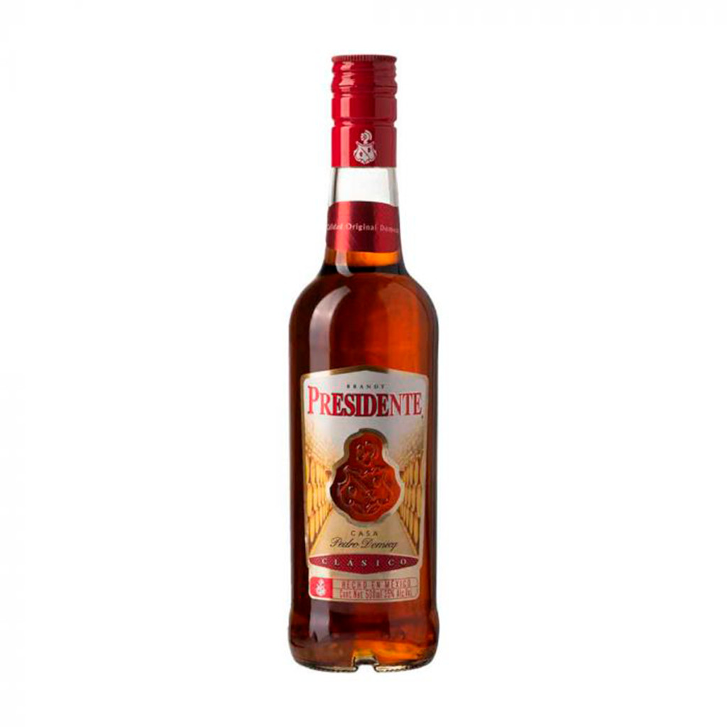 Brandy Presidente Clí Sico 500ml – Vinolesa