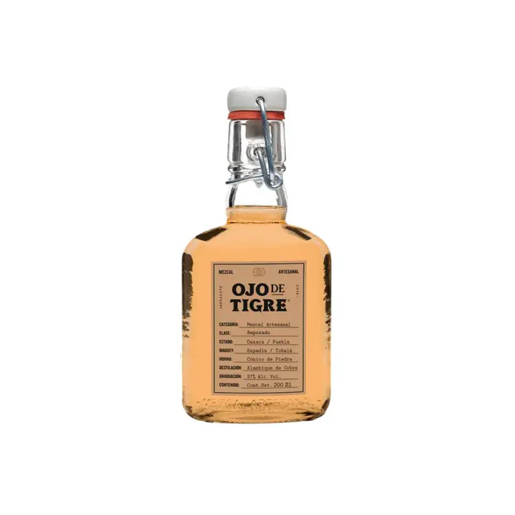 Mezcal Ojo De Tigre Reposado Espadín-Tobalá 200ml – Vinolesa