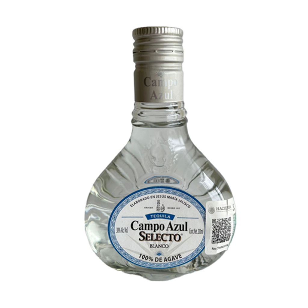 Tequila Campo Azul Selecto Blanco 200ml – Vinolesa