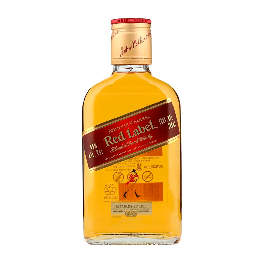 Whisky Johnnie Walker Red Label 200ml – Vinolesa