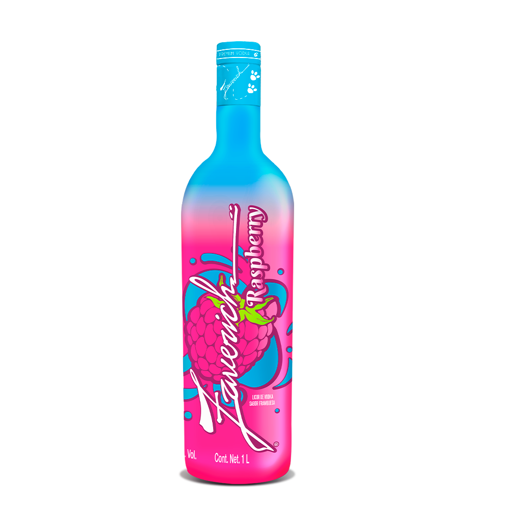 Vodka Zaverich Rasbpberry 1000ml – Vinolesa